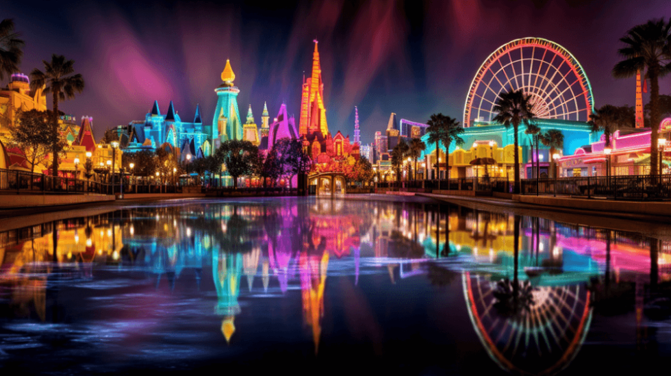 Nighttime Theme Park Photography Orlando in 2025